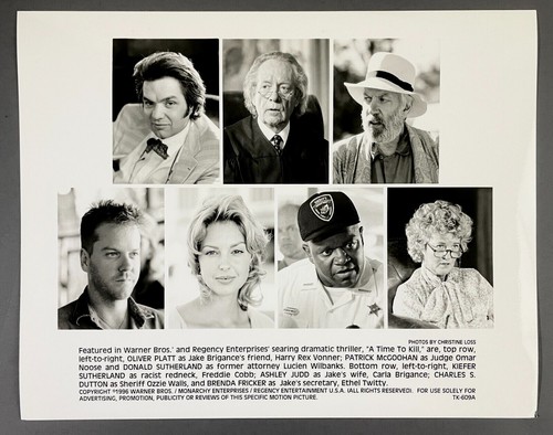 1996 A Time To Kill Vintage Movie Cast Photo Sutherland Judd Dutton ...
