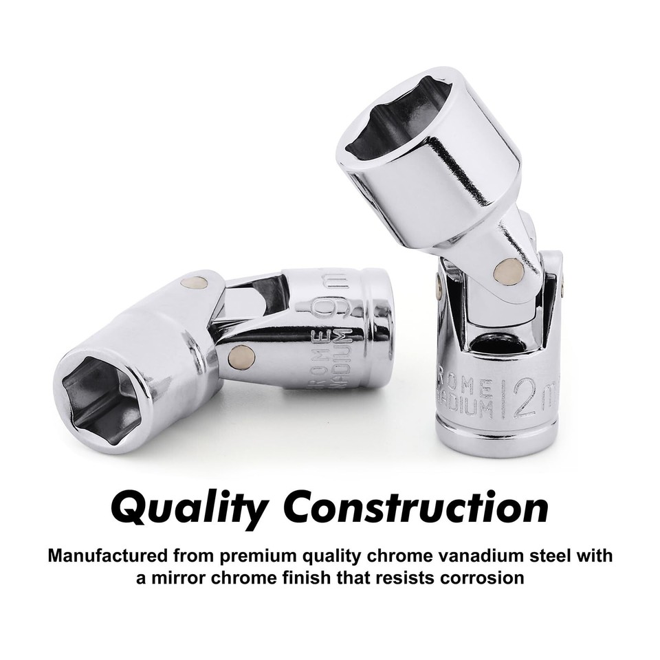 Flex Socket Set Gearwrench Swivel Socket Set Metric 1/4 Inch Drive 6 ...