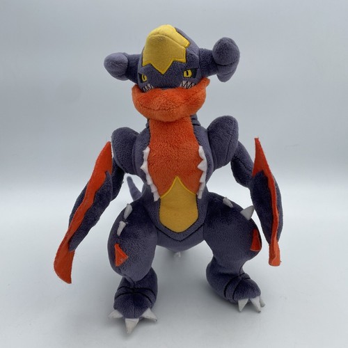 Pokemon MEGA GARCHOMP 9 Plush Nintendo Dragon Purple Stuffed Toy 2015 ...