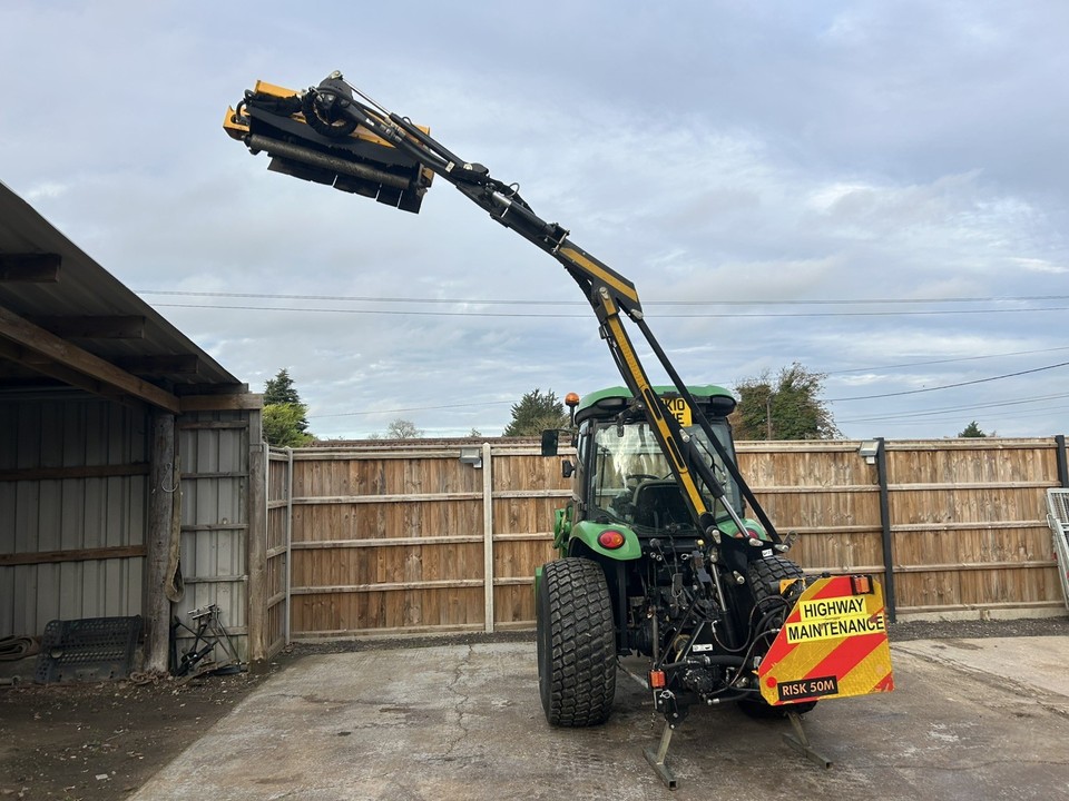 McConnel PA4330 Compact Tractor Hedge Cutter Side Arm Flail Trimmer ...