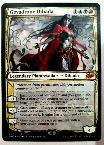 MTG: Modern Horizons 2 'Geyadrone Dihada' Showcase - Mythic Rare - NM ...