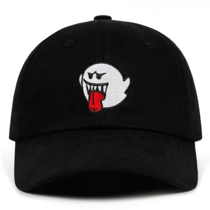 Super Mario Bros. Boo hat with adjustable strap / baseball cap | eBay