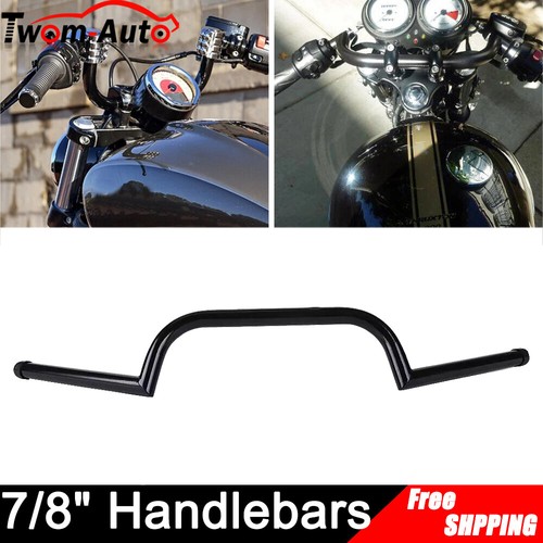 7/8" Motorcycle Handlebars Drag Handle Bar For Cruiser Cafe Racer ...