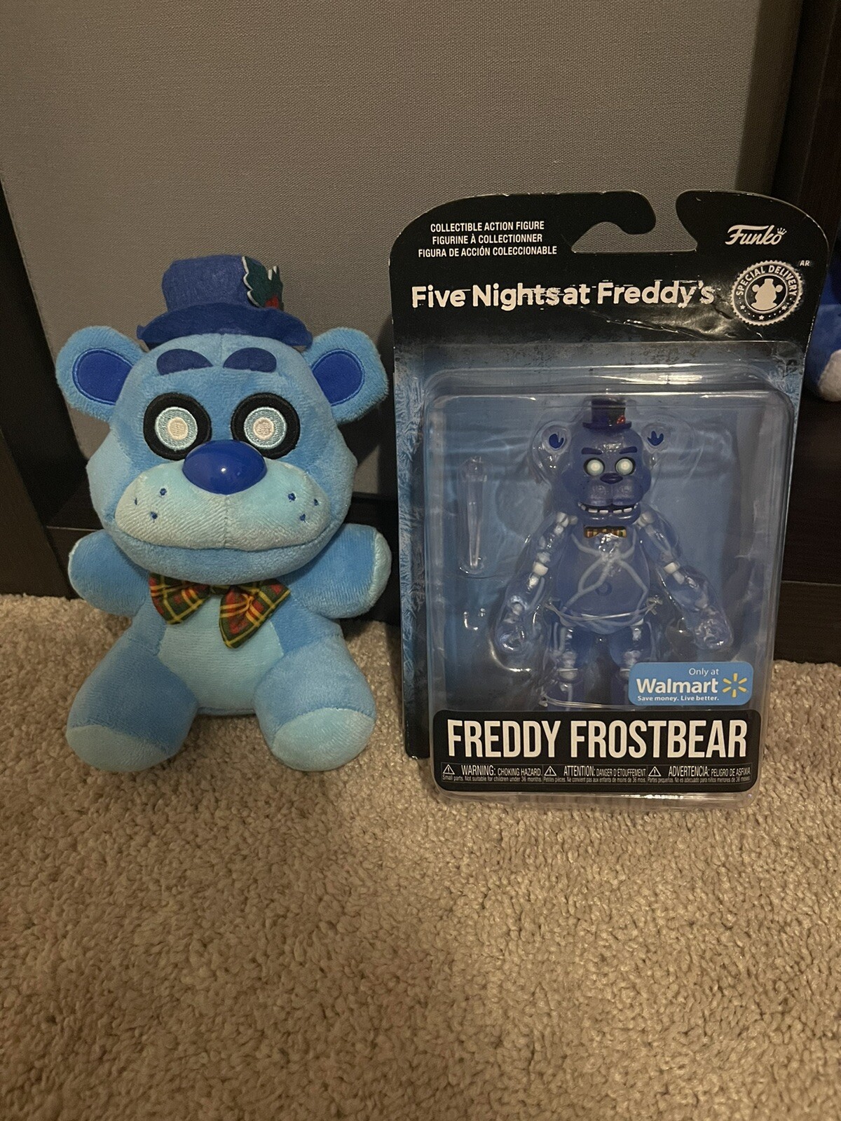Funko Five Nights At Freddy's Frostbear Blue Plush Action Figure Bundle ...