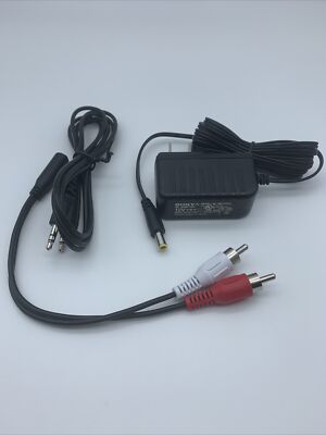 OEM Sony Power Adapter Plug Aux RCA Adapter For WH-RF400 Home Theater ...