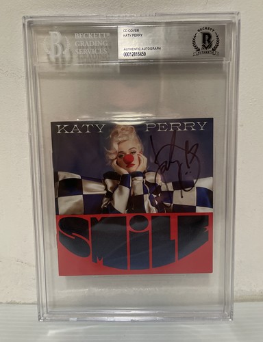 Katy Perry Signed Autographed CD Smile Cover Album Music Beckett ...