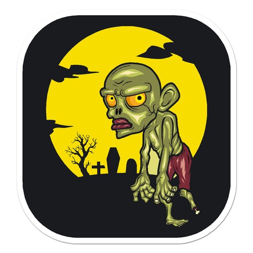Zombie Vinyl Decal Sticker - ebn8006 | eBay