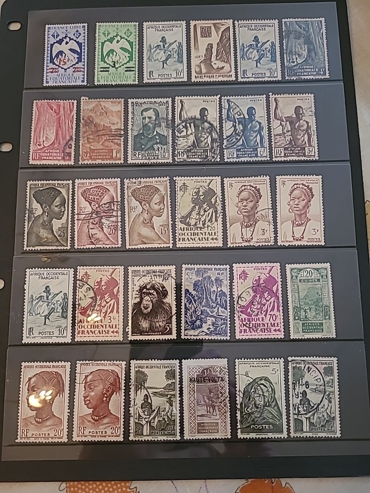 FRENCH COLONIES STAMP COLLECTION As Shown In Pictures Mint & Used ...