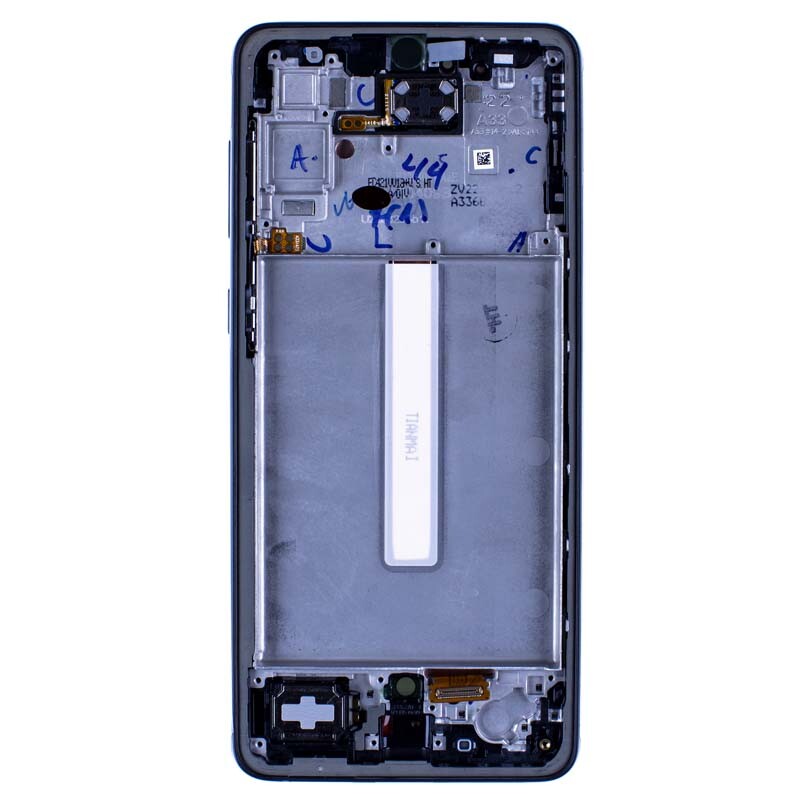 OLED Frame Assembly for Samsung Galaxy A33 5G Black A336 Service Pack ...