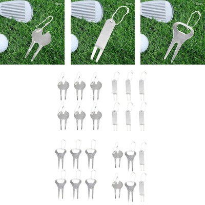 6Pcs Golf Divot Repair Tools Golf Putting Green Fork Golf Fork for ...