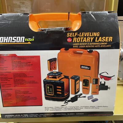 Rotary Lasers - Johnson Laser Level
