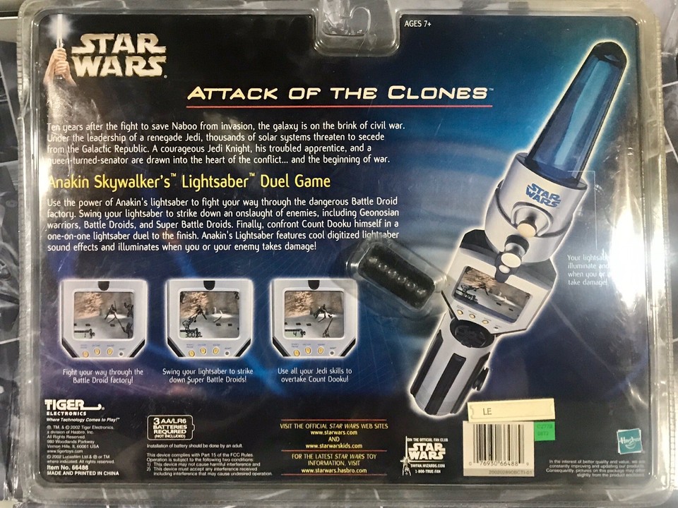 New Tiger Star Wars Attack Of The Clones Anakin's Lightsaber Duel ...