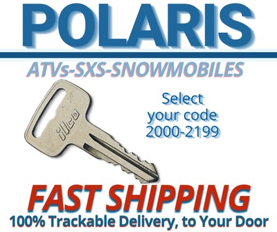 Polaris Sportsman Keys ATV Replacement Key Cut to your Code 2000-2199 ...