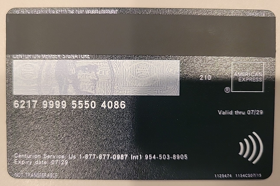 American Express Black AMEX Stainless Steel novelty card (1 card) | eBay