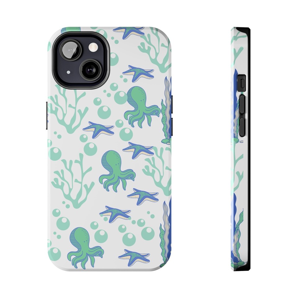Blue Seashell Phone Case,Beachy Phone Case, iPhone 15 14 13 12 Pro y ...