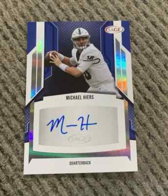 2024 SAGE Auto Rookie RC Michael Hiers Samford A-MH Tampa Bay ...