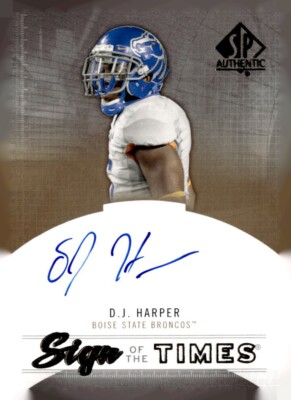 FB D.J. Harper 2013 SP Authentic Sign of the Times #STDH | eBay