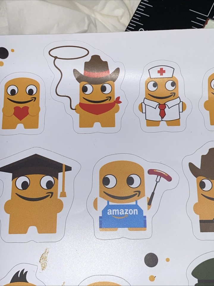 RARE AMAZON Peccy Sticker Sheet Glamazon, Warrior, Prime, Nurse, Sports ...