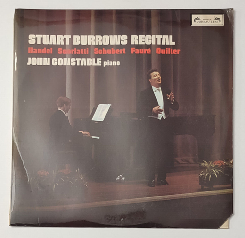 Stuart Burrows Recital John Constable Piano vinyl record Tested Works ...