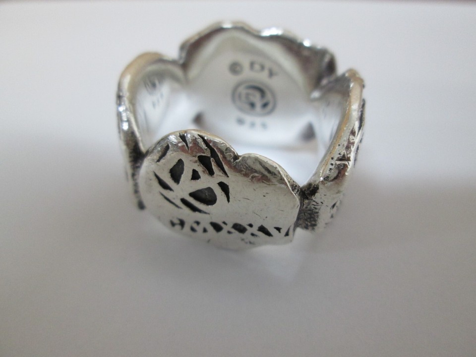 David Yurman “Shipwreck” 23.9g Sterling Silver Coin Ring Size 9 | eBay