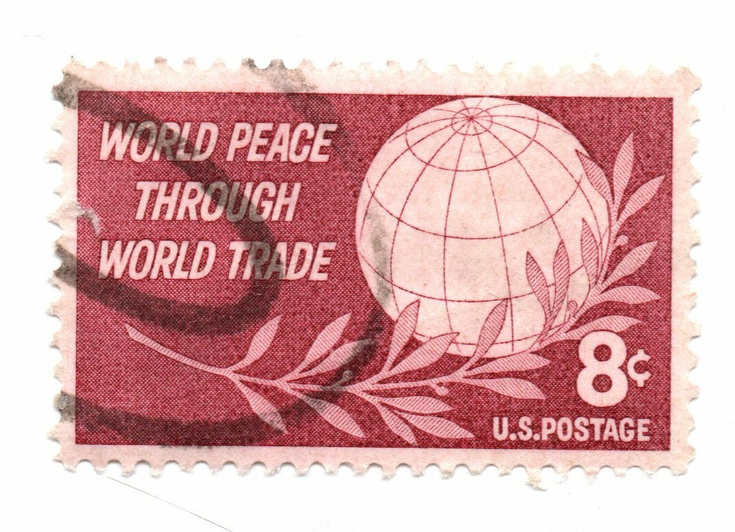 Scott 1129 8 Cent World Peace Through World Trade Postage Stamp 1959 ...