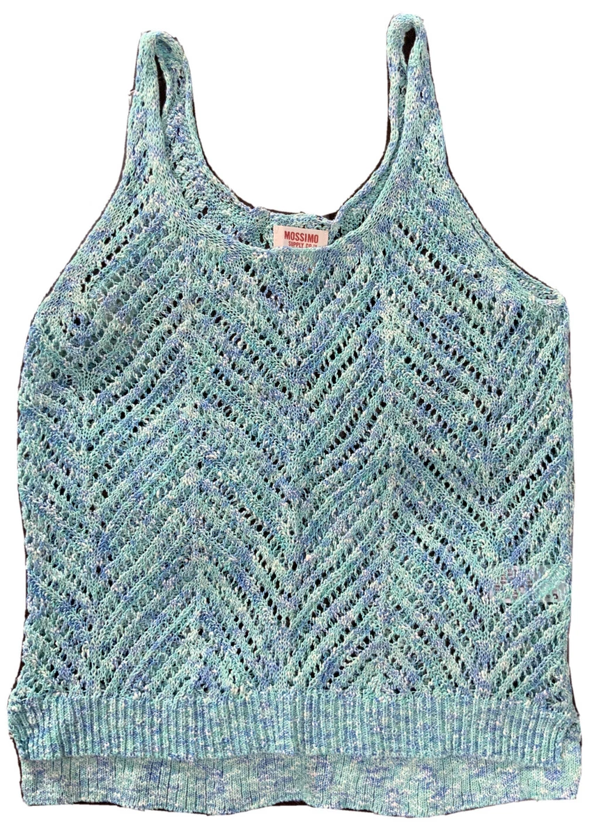 Blue Green Chevron Tank