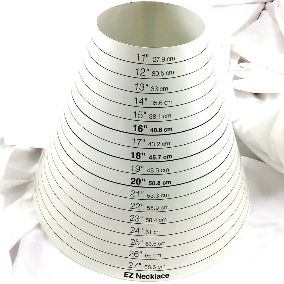 EZ Bracelet Sizer Gauge Travel Size(4"-12.5") or EZ Necklace Size 11 ...