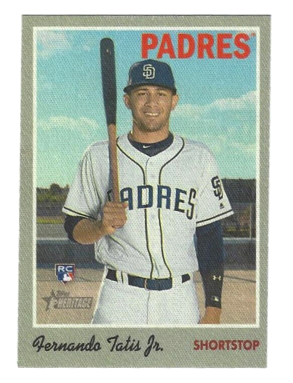 2019 Topps Heritage '70 Topps Stickers #18 Fernando Tatis Jr. ! *PWE ...