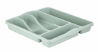 Cutlery Tray Drawer 5 Section Plastic Small Kitchen Insert Spoon Fork ...