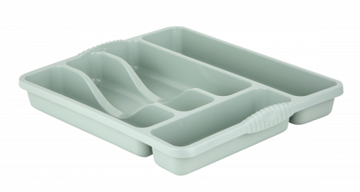 Cutlery Tray Drawer 5 Section Plastic Small Kitchen Insert Spoon Fork ...