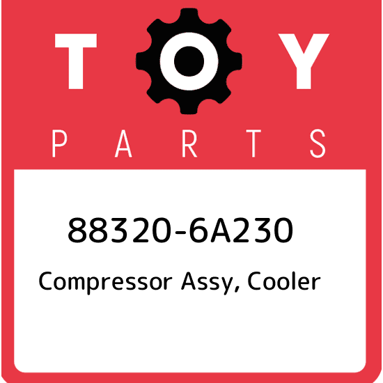 88320-6A230 Toyota Compressor assy, cooler 883206A230, New Genuine OEM ...