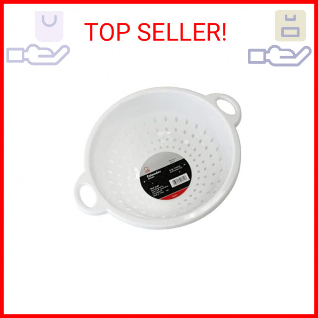 Chef Craft Select Plastic Deep Colander, 11x5 inch 5 quart, White | eBay