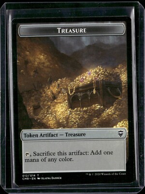 Treasure - 12 - Token - CMR - NM - MTG Magic the Gathering | eBay