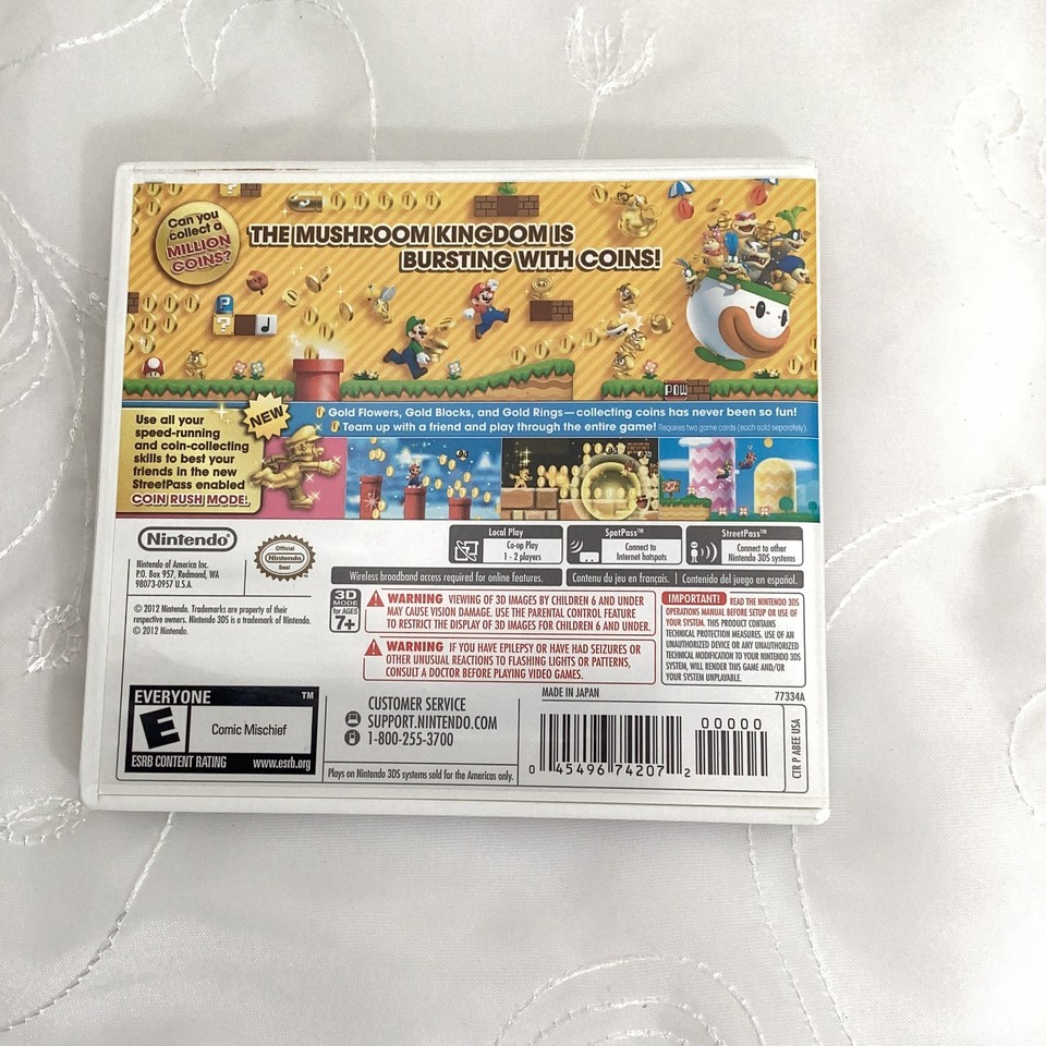 Super Mario Bros. for Nintendo 3DS Videogame Packaging Only | eBay