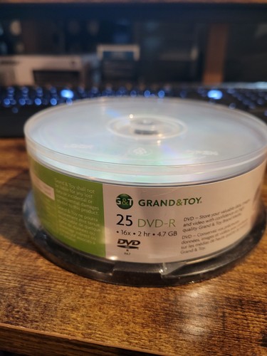DVD+R 25 Pack GRAND & TOY Brand | eBay