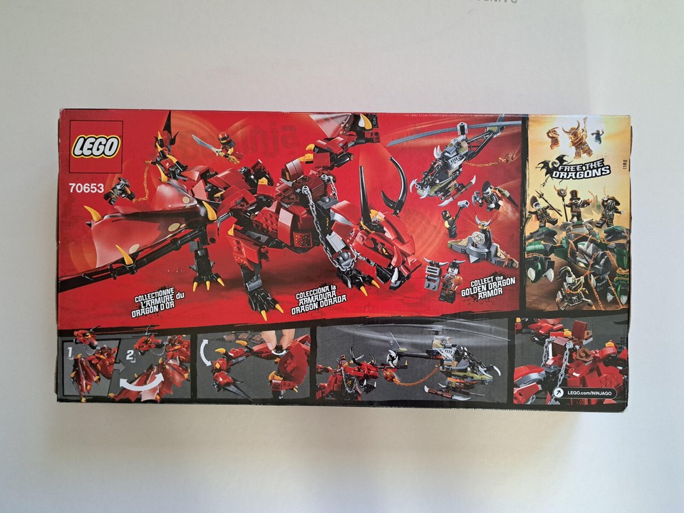 LEGO Ninjago 70653 Firstbourne Hunted Red Dragon - NEW IN BOX SEALED ...