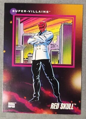 Marvel Impel 1992 Red Skull Super-Villains Card #106 Series 3 MCU | eBay