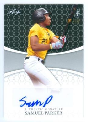 SAMUEL PARKER "AUTOGRAPH CARD /50" LEAF PERFECT GAME NATIONAL 2022 | eBay