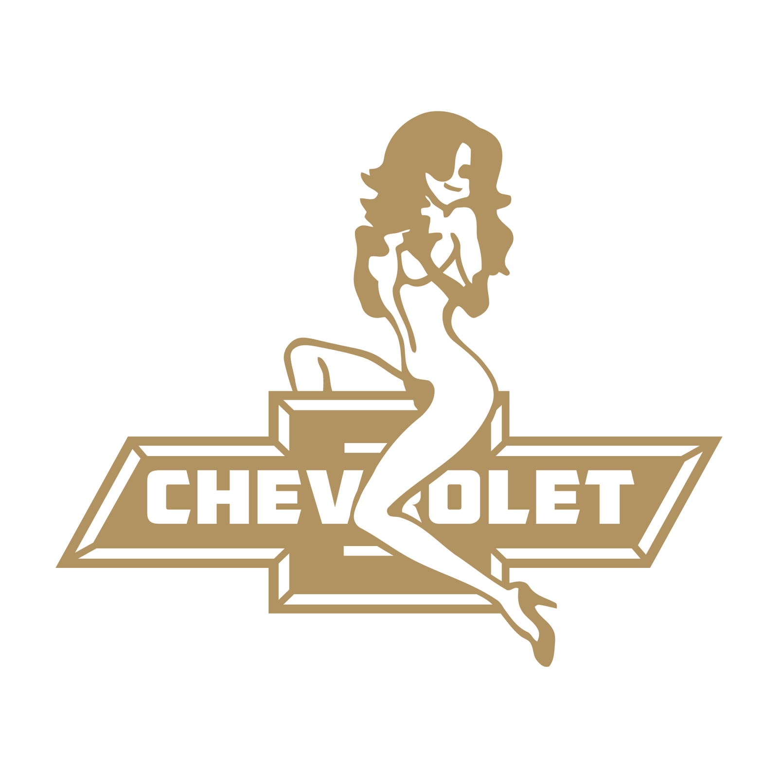 Chevy Chevrolet Bowtie With Sexy Girl Logo die cut decal Made in USA 6+yr | eBay