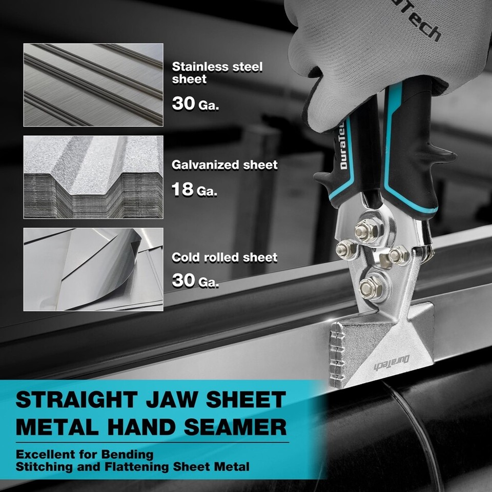 3" Straight Jaw Sheet Metal Bender Sheet Metal Hand Seamers Metal ...