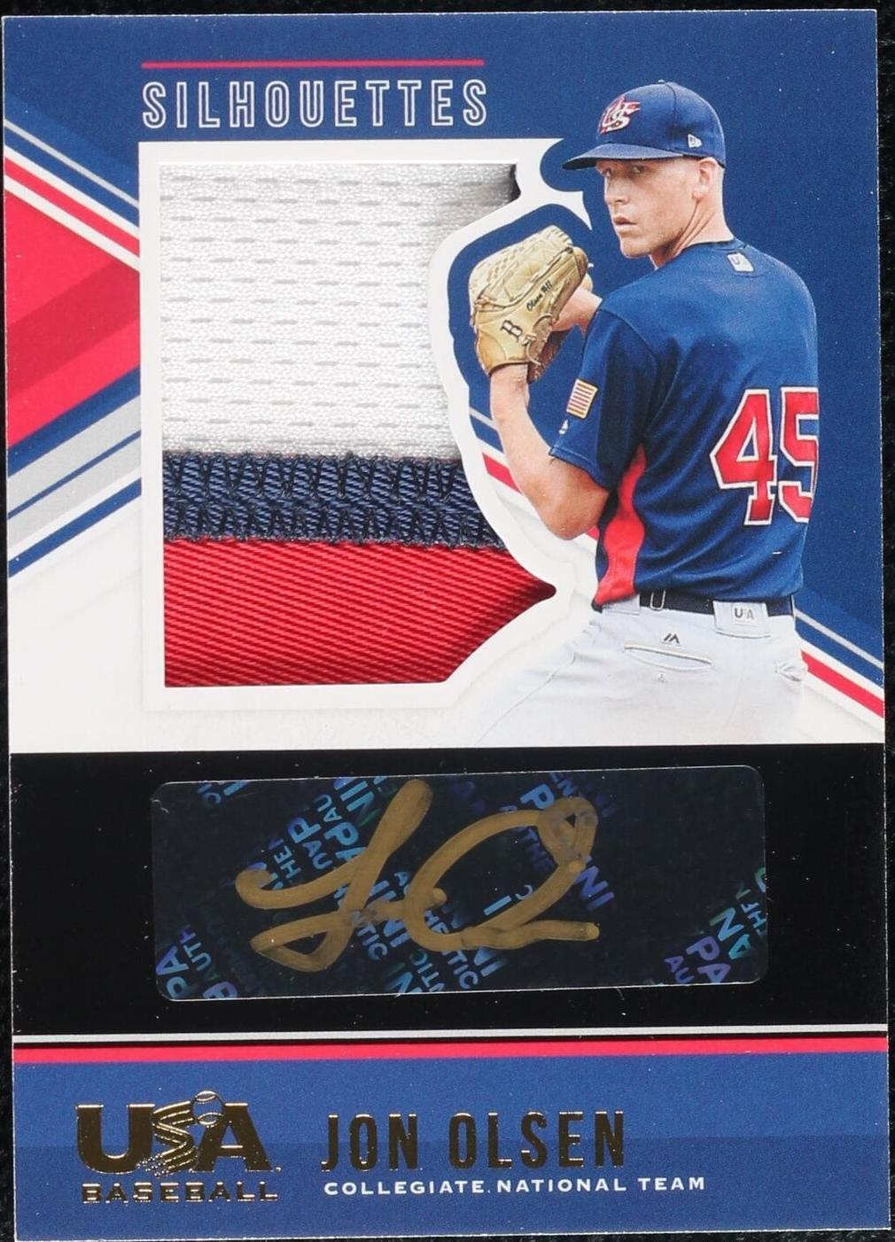 2018 Panini USA Baseball Stars & Stripes - USA Silhouettes Signatures ...