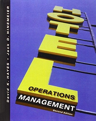 HOTEL OPERATIONS MANAGEMENT By David K. Hayes & Jack D. Ninemeier Mint ...