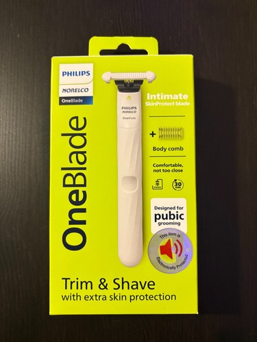 PHILIPS NORELCO ONE BLADE INTIMATE TRIM & SHAVE PUBIC GROOMER (QP1924 ...