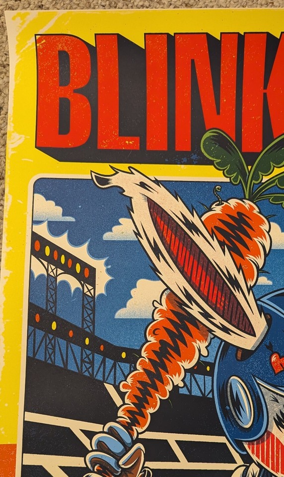 Blink-182 - 2024 Tour Concert Poster - Citi Field, NYC 7/21/24 - 42 of ...