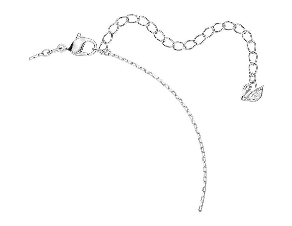 Swarovski Swan Necklace Swan, Blue, Rhodium Plated 5533397 | eBay