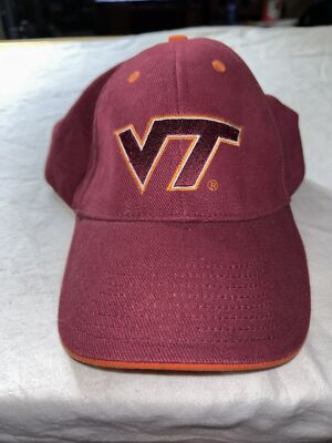 Virginia Tech Hokies Signatures Cap VT Adjustable 1 Size Hat Collegiate ...