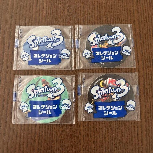 Splatoon 3 x Cup Noodle Collab Collection Stickers Set 4 pcs Used, | eBay