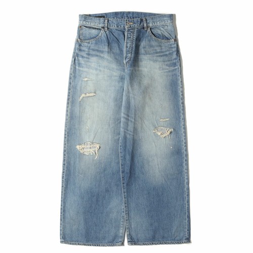 MINEDENIM My Denim Pants Indigo Size:34 25SS Vintage Machined Wide Used ...