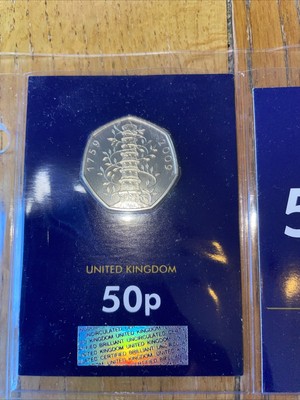 Kew Gardens 50p very rare 2019 And British Culture 50p Set | eBay UK