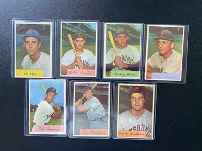 1954 Bowman Pittsburgh Pirates Lot Of 7 See Plies For Players Numbers ...